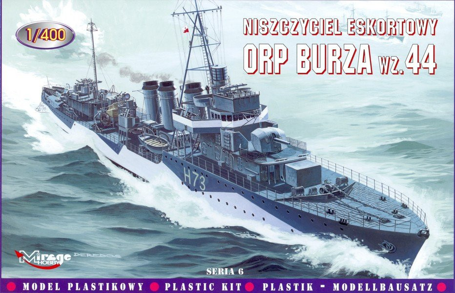 Mirage Hobby - Zerstörer ORP Burza 1944 - Hobby chest